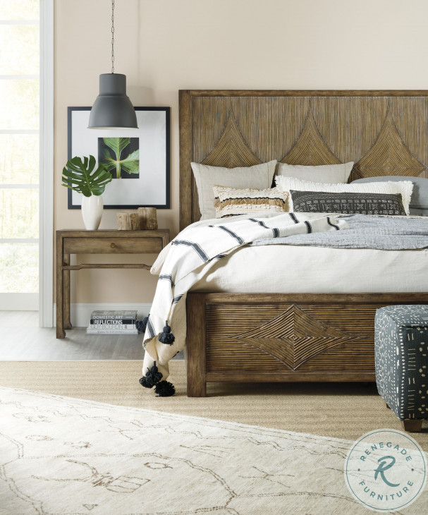 Sundance Rich Dynamic Brown Panel Bedroom Set from Hooker | Coleman ...