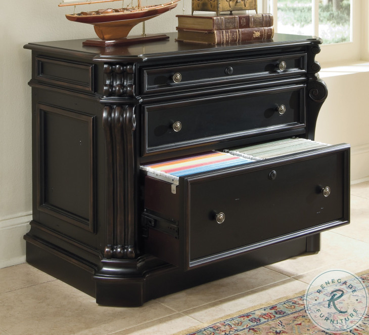 Telluride Black Lateral File from Hooker | Coleman Furniture