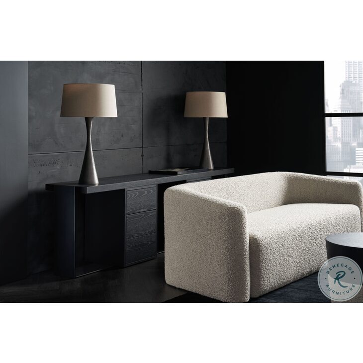 Gabby Basalt And Matte Black Metal 6 Drawer Console Table From Caracole ...