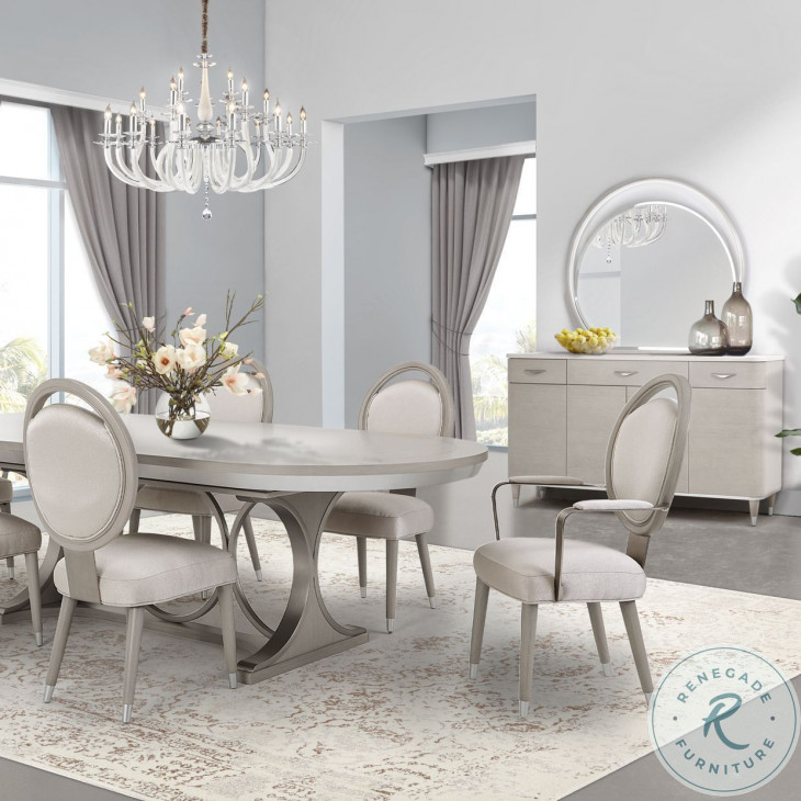 Eclipse Moonlight Extendable Dining Table From Aico | Coleman Furniture