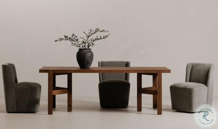 Cormac Slate Green Swivel Dining Chair From Moes Home | Coleman Furniture