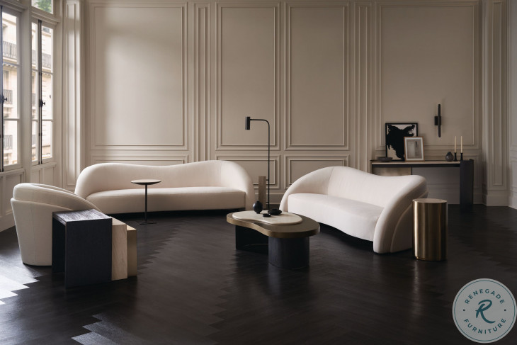 Movement Bronze And Cream Travertine Stone Console Table From Caracole ...