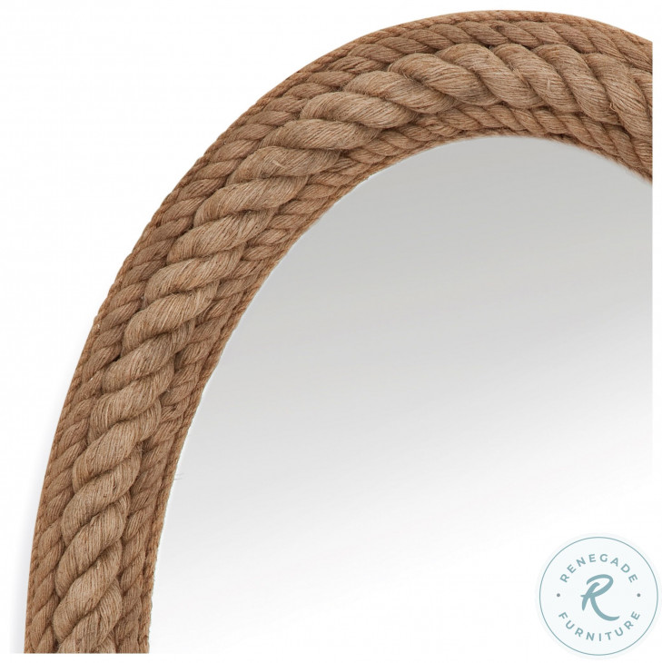 Jute Rope Wall Mirror from Bassett Mirror | Coleman Furniture