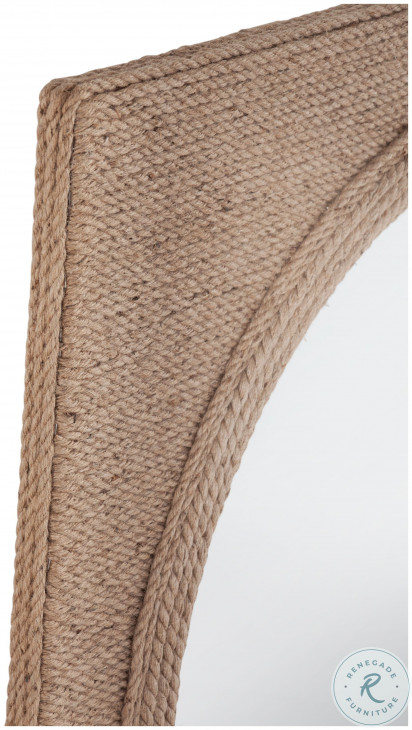 Natural Rope Avon Wall Mirror from Bassett Mirror | Coleman Furniture