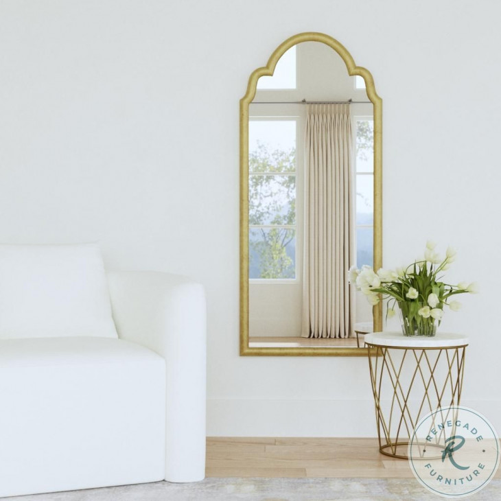 Amelle Antique Gold Wall Mirror From Bassett Mirror | Coleman Furniture