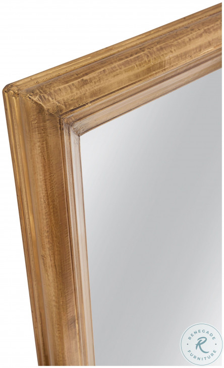 Geoffrey Brass Clad Wall Mirror From Bassett Mirror | Coleman Furniture