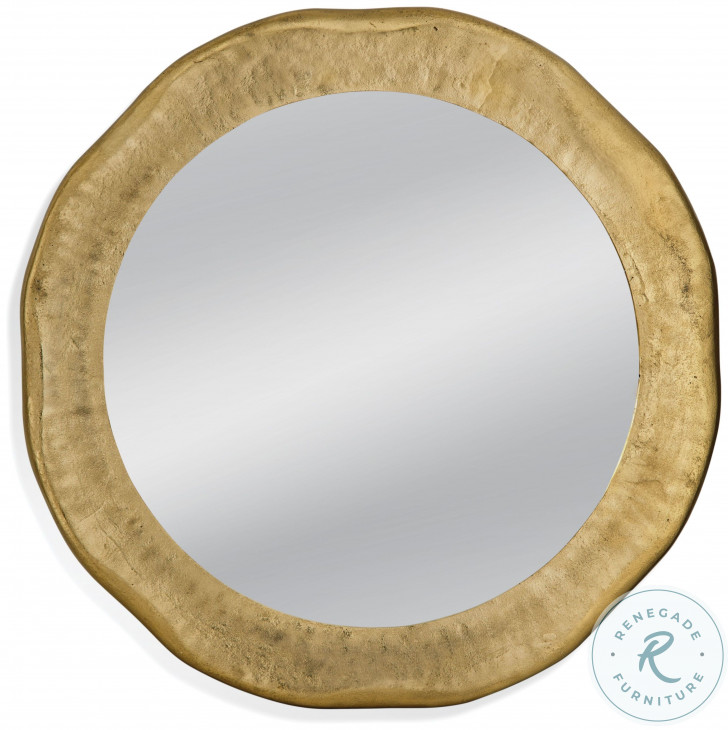 Shane Gold Wall Mirror From Bassett Mirror | Coleman Furniture