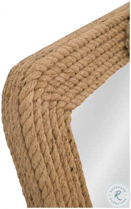 Nautical Rope Natural Jute Rope Wall Mirror From Bassett Mirror ...