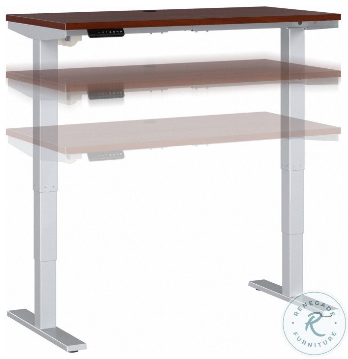 Move 40 Series Hansen Cherry And Cool Gray Metallic 48" Adjustable ...