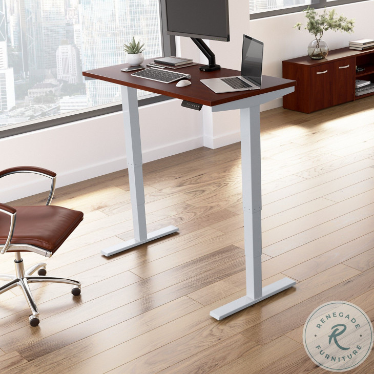 Move 40 Series Hansen Cherry And Cool Gray Metallic 48" Adjustable ...