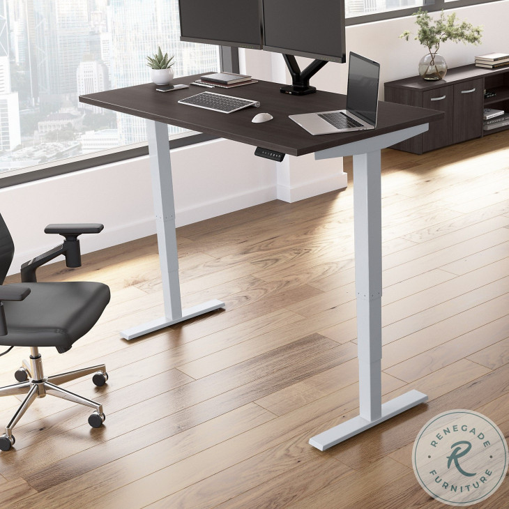 Move 40 Series Storm And Cool Gray Metallic 60" Adjustable Height ...