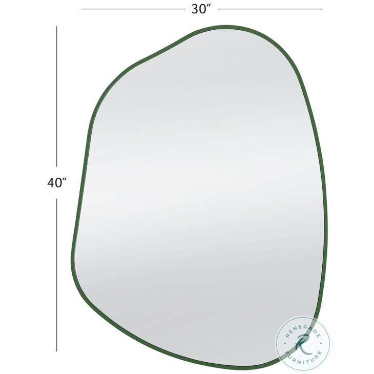 Azalea Green Wall Mirror From Bassett Mirror | Coleman Furniture