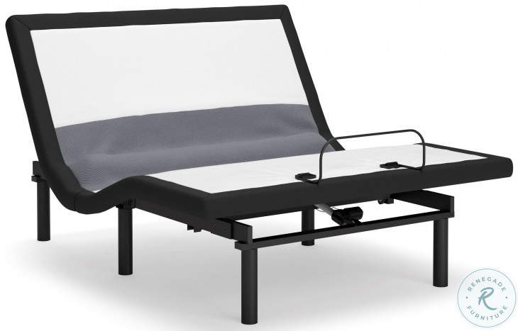 Best Black King Size Adjustable Base with Lumbar And Audio From Ashley ...