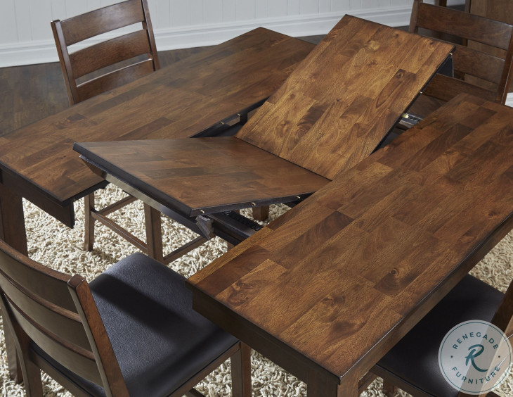A America Mason 54 in. Square Gather Height Dining Table