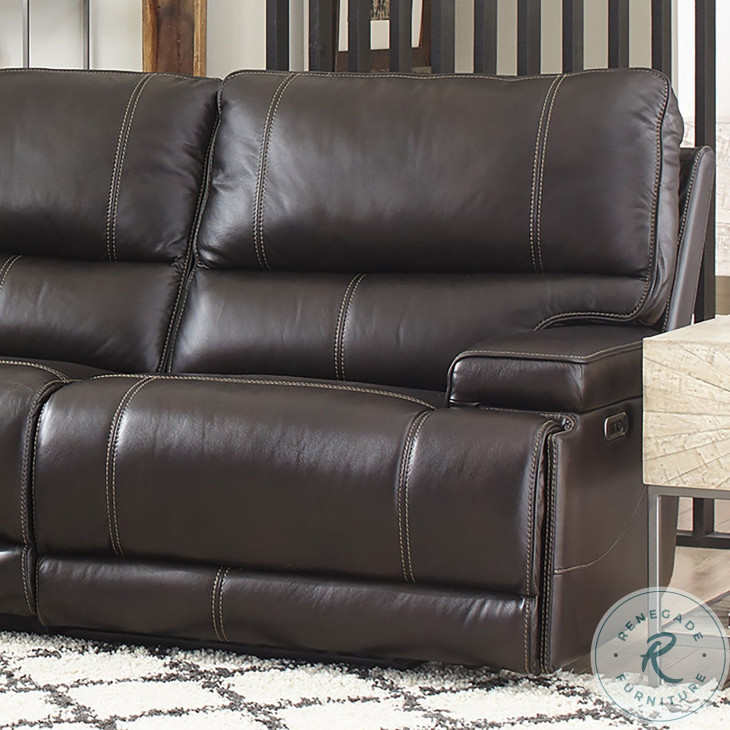 Whitman Verona Coffee Power Reclining Sectional From Parker Living | Coleman Furniture