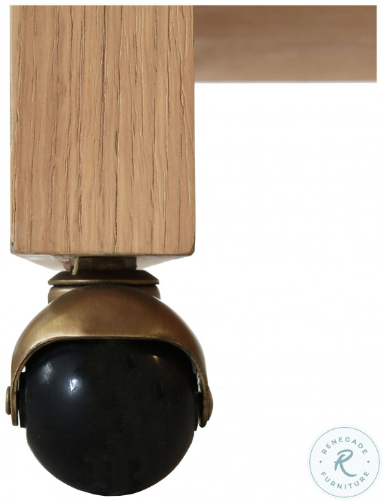 Myer Natural Oak Waterfall Edge Bar Cart From Worlds Away | Coleman ...