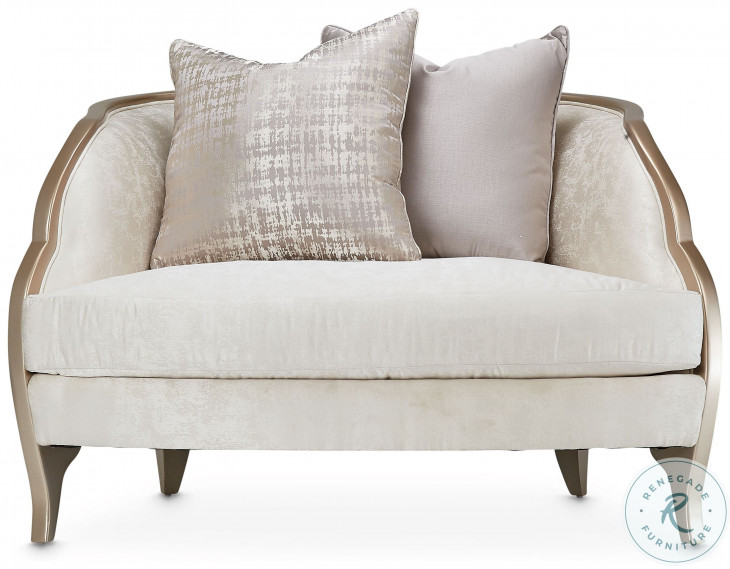 Malibu Crest Cloud White Living Room Set from Aico | Coleman Furniture