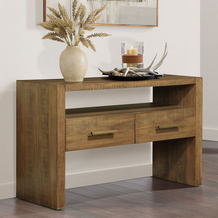 Garland Brown Rectangular Sofa Table From Steve Silver | Coleman Furniture