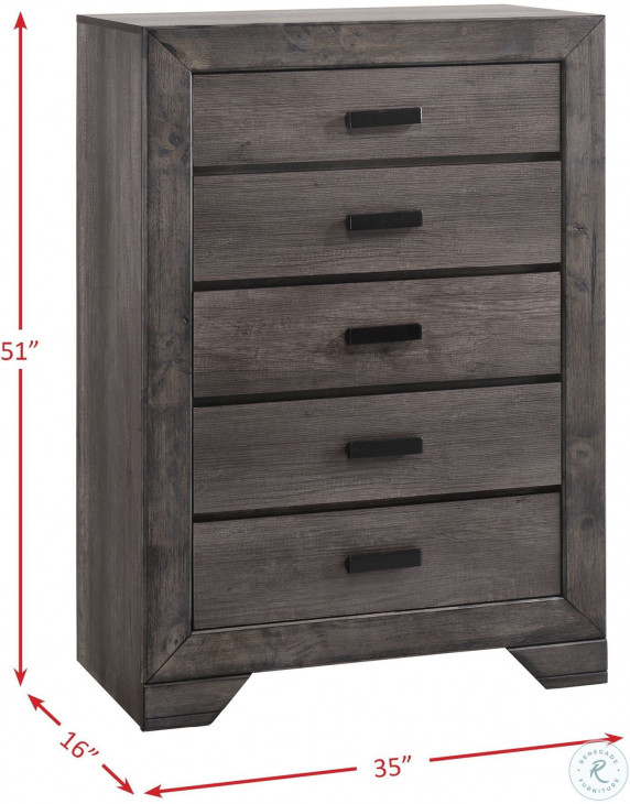 Grayson Gray Oak Youth Panel Bedroom Set | HomeGalleryStores.com | NH100TB