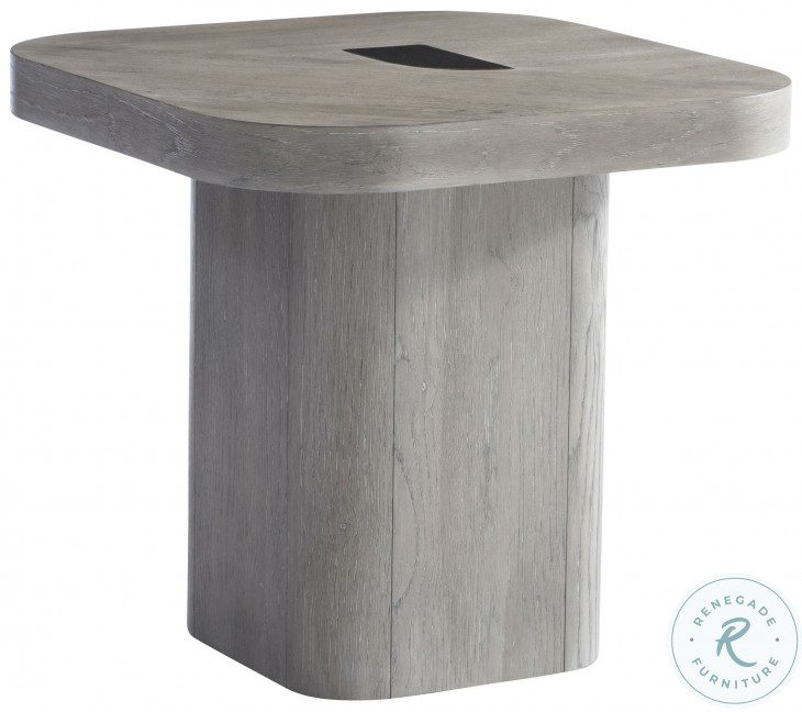 Marcato Cerused Greige 26" Side Table From Bernhardt Furniture ...