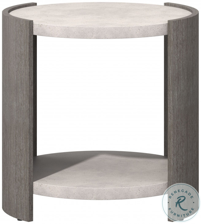 Prado Buff And Porcini Side Table From Bernhardt Furniture | Coleman Furniture