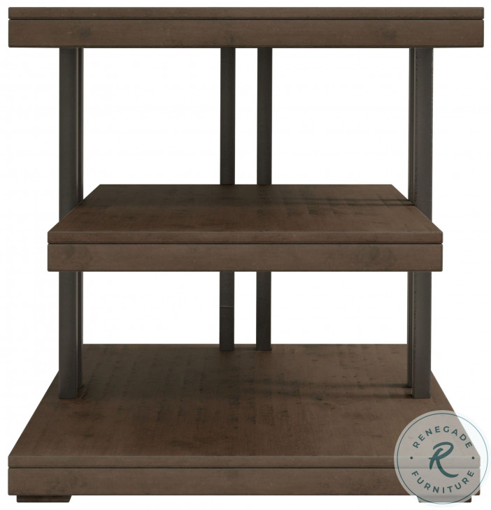 Organic Living Brown 2 Shelf End Table From Hekman Furniture | Coleman ...