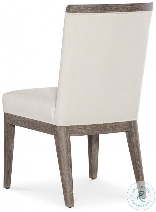 Modern Mood Beige And Dark Brown Upholstered Side Chair Set Of 2 From Hooker | Coleman Furniture