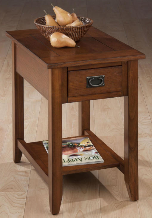 Mission Oak Chairside Table from Jofran | Coleman Furniture