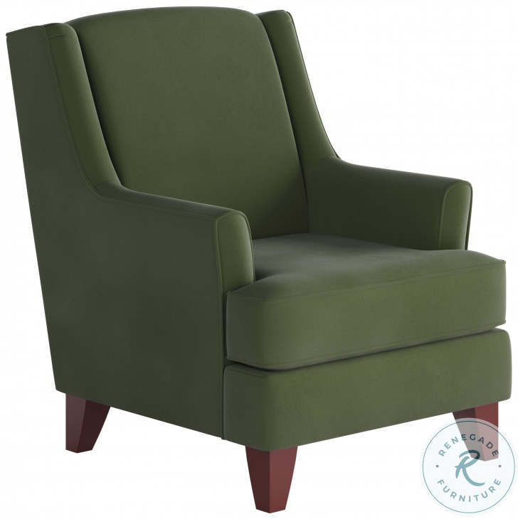 Bella Green Forrest Wing Back Accent Chair From Southern Home ...