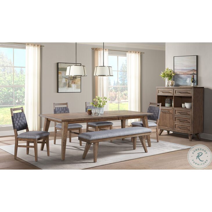 Oslo Weathered Chestnut Extendable Dining Table From Intercon | Coleman ...