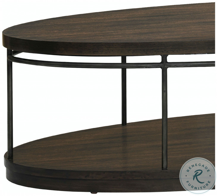 P301589 Dark Roast And Black Cocktail Table From Pulaski | Coleman ...