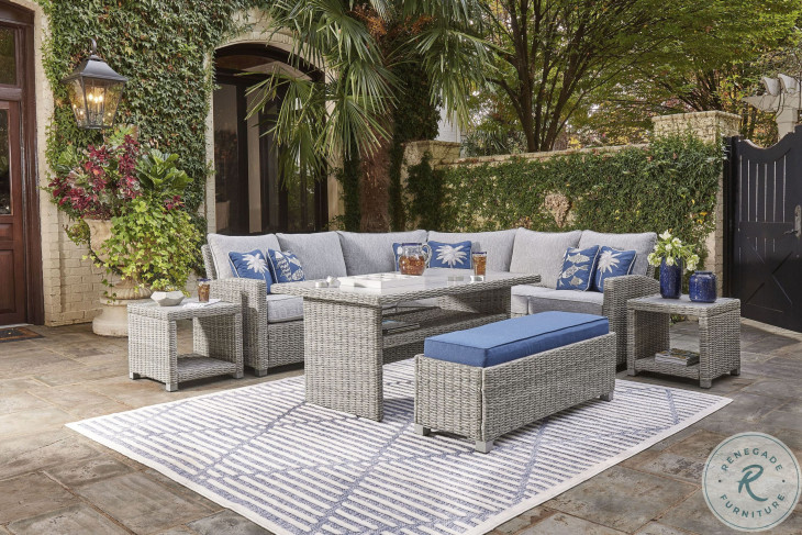 Naples Beach Outdoor Sectional From Ashley Furniture | Coleman Furniture