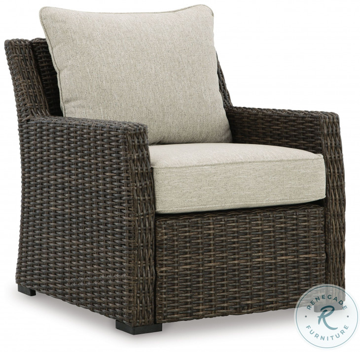 Brook Ranch Brown Outdoor Lounge Chair From Ashley Furniture | Coleman ...
