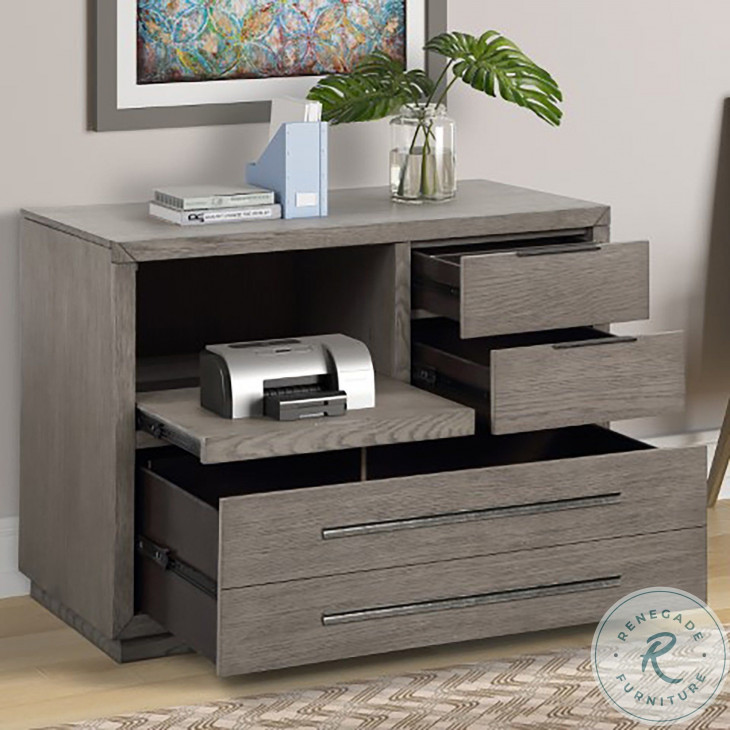 Pure Modern Soft Moonstone Functional File Cabinet from Parker House ...