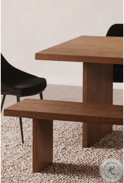 Koshi Sandblasted Amber Oak Rectangular Dining Table From Moes Home ...