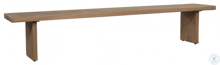 Koshi Sandblasted Amber Oak Bench From Moes Home | Coleman Furniture