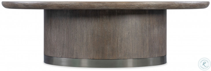 Modern Mood Dark Brown Round Cocktail Table From Hooker | Coleman Furniture