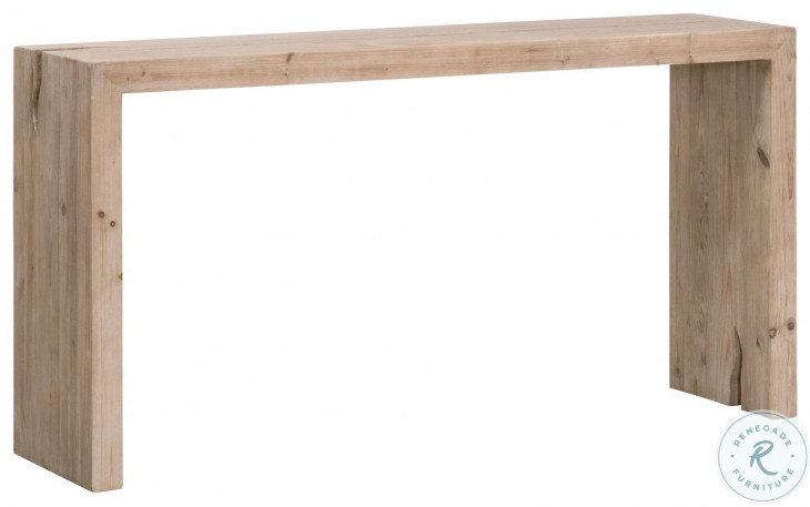 Reed Smoke Gray Pine Console Table From Essentials for Living | Coleman ...
