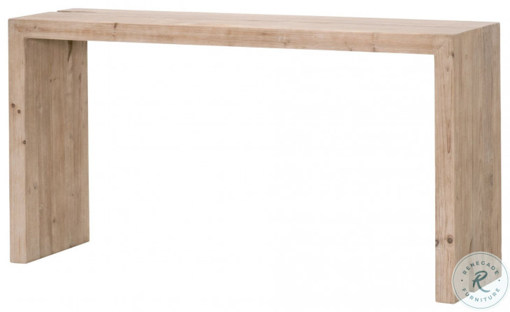 Reed Smoke Gray Pine Console Table From Essentials for Living | Coleman ...