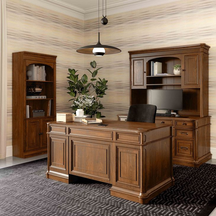 executive office desk cherry