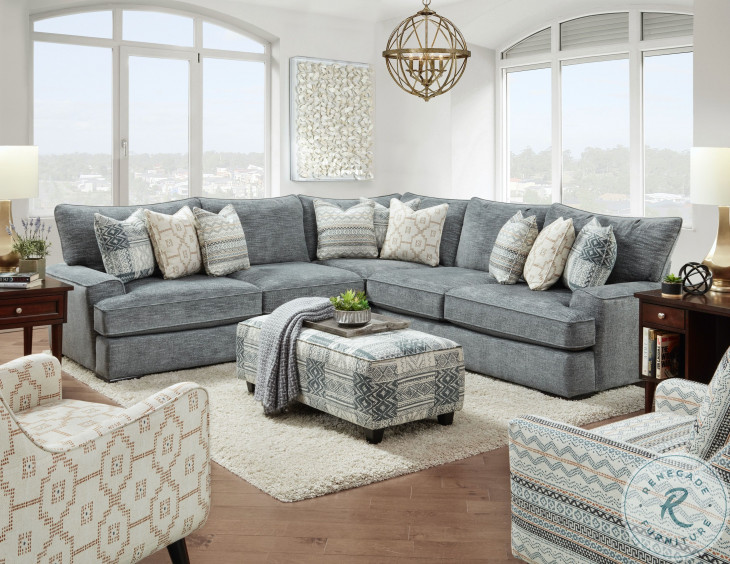 Handwoven Slate Sectional Bundle From Southern Home Furnishings ...