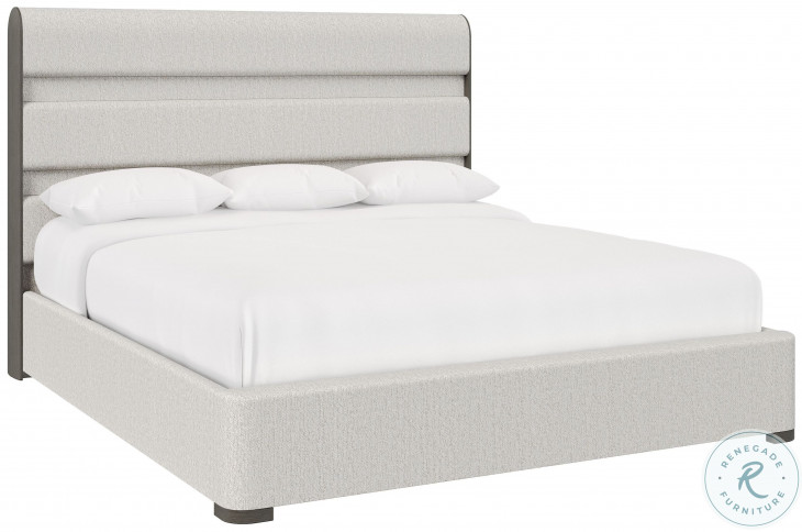 Prado Gray And Porcini King Panel Bed From Bernhardt Furniture ...