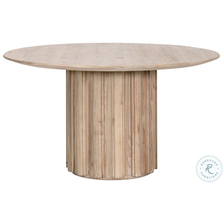 Roma Smoke Gray 54" Round Dining Table From Essentials for Living ...