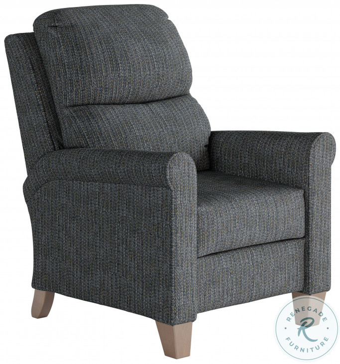 Pep Talk Mykonos Denim 38" Wide Hi Leg Recliner From Southern Motion ...