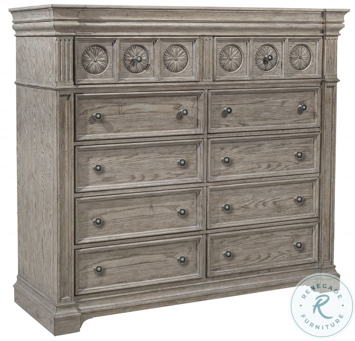 Kingsbury Brown 10 Drawer Master Chest from Pulaski | Coleman Furniture