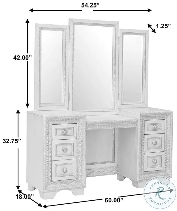 pulaski dressing table