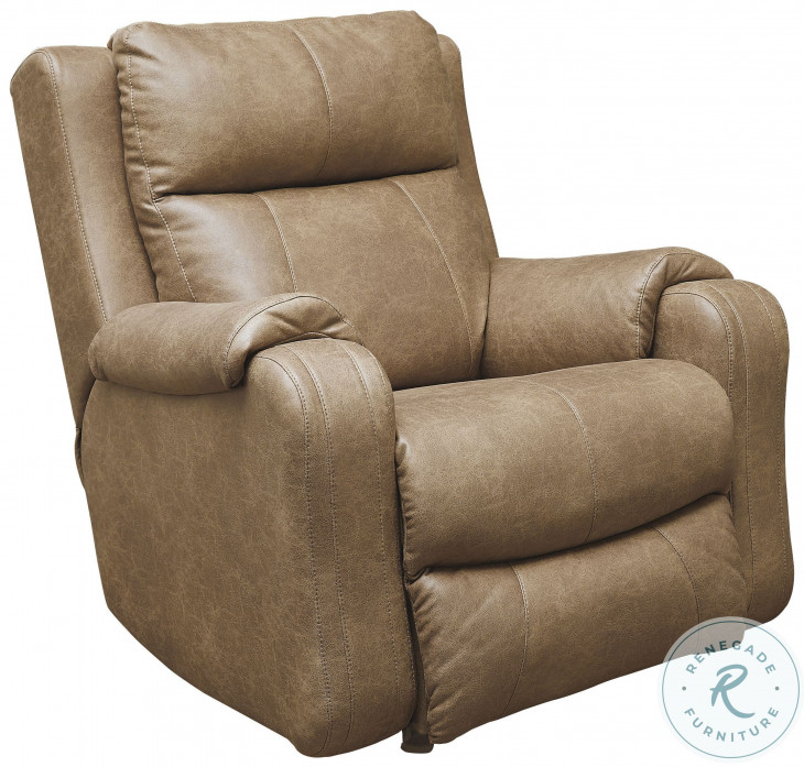Contour Cocoa SoCozi Massage Rocker Recliner with Power Headrest From ...