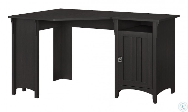 Salinas Vintage Black 55 Corner Desk from Bush Furniture Coleman Furniture