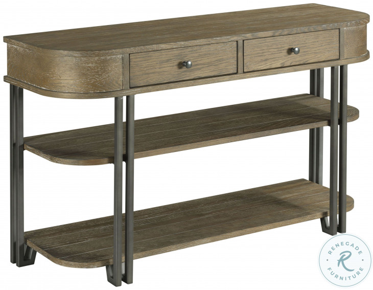 Hamilton Medium Stain Saddletree Round Lift Top Occasional Table Set ...