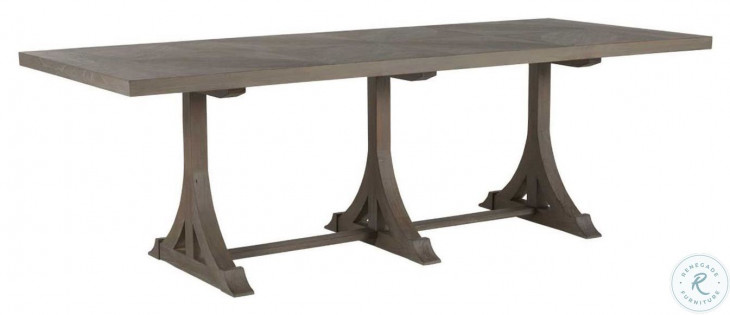 Adams Vintage Gray Rectangular Dining Table From The Adams Dining Table ...